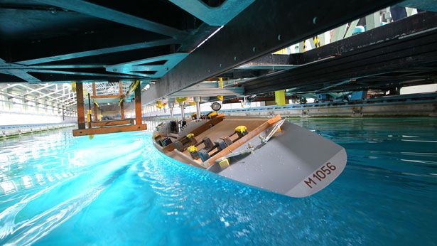 Tank test success for Dubois 100m sloop